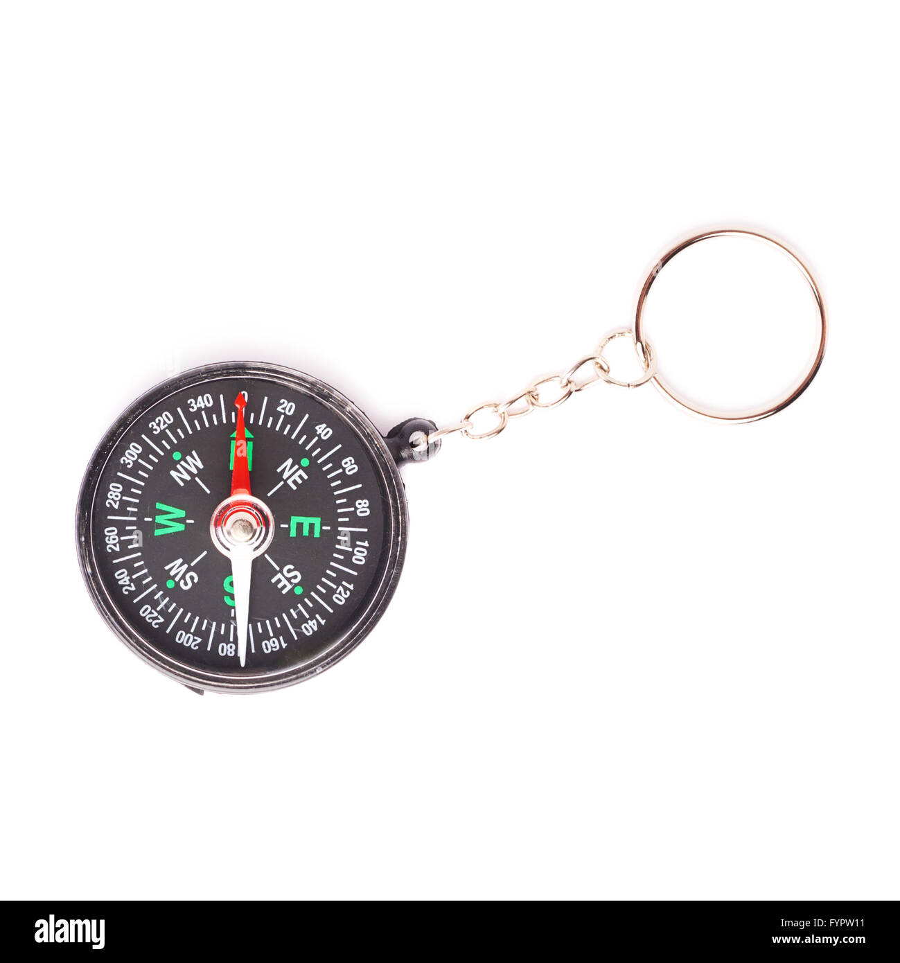 Black compass over isolated white background Stock Photo - Alamy