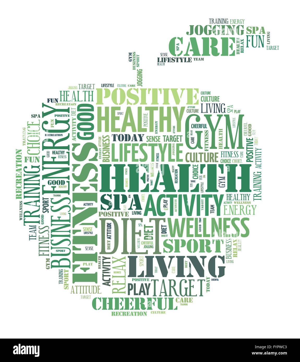 Healthy life illustration concept Stock Photo - Alamy