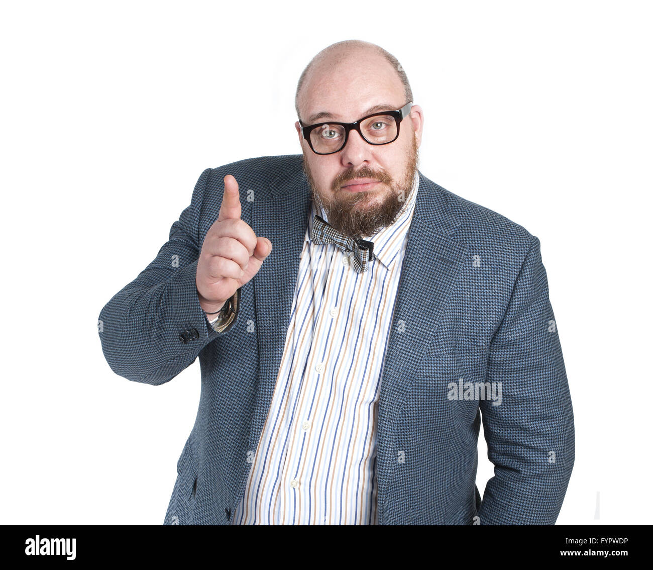 Raised finger hi-res stock photography and images - Alamy