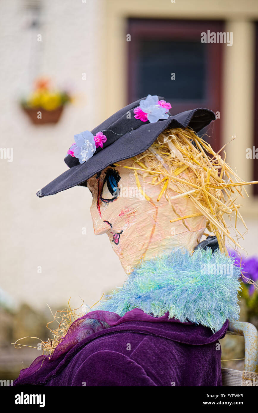 scarecrow at wray festival april 2016 Stock Photo - Alamy