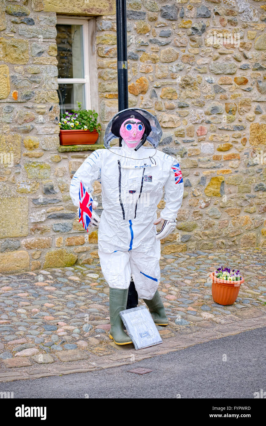 scarecrow at wray festival april 2016 Stock Photo - Alamy