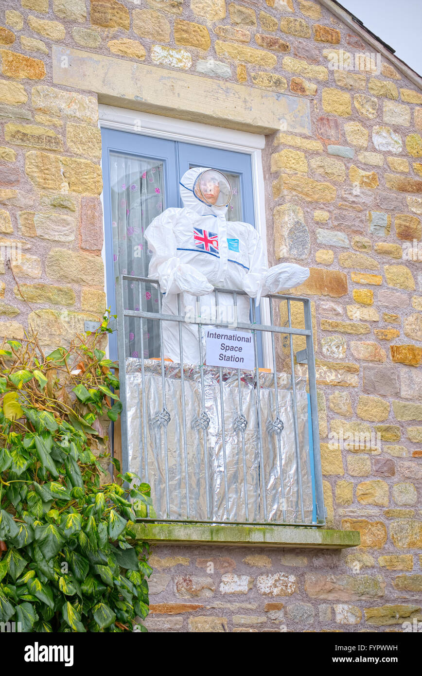 scarecrow at wray festival april 2016 Stock Photo - Alamy