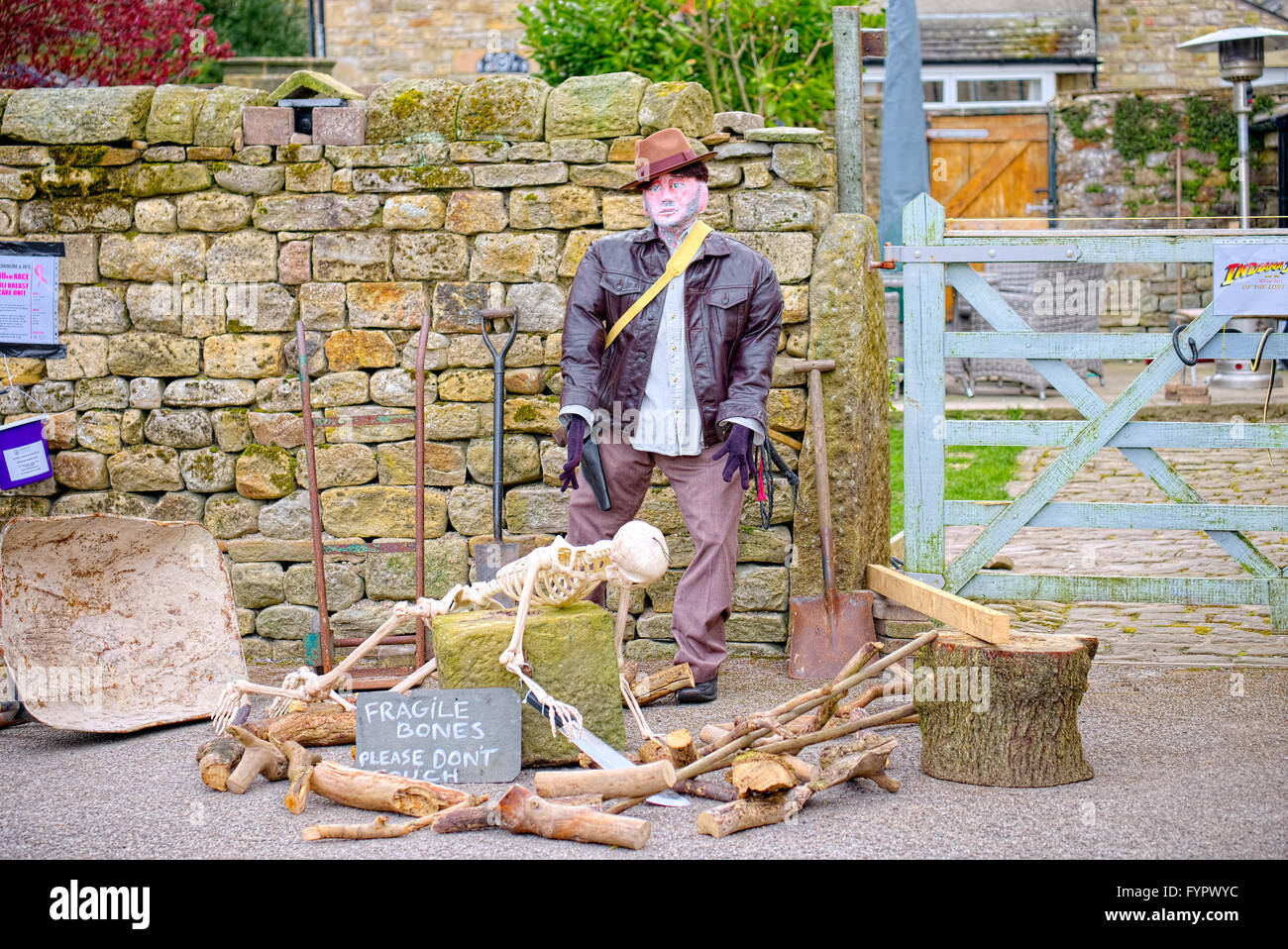 scarecrow at wray festival april 2016 Stock Photo - Alamy