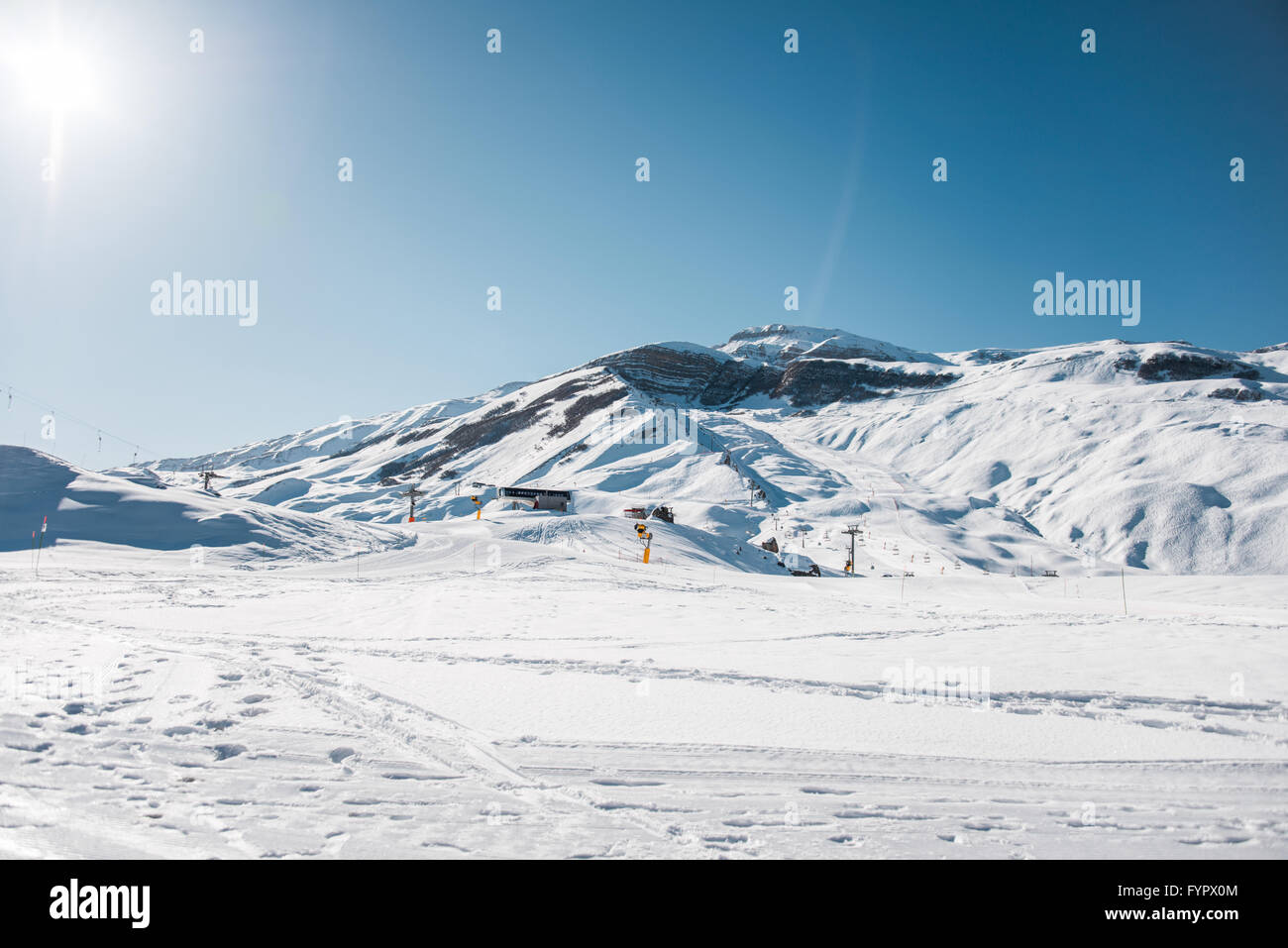 The winter mountains in gusar region of azerbaijan Stock Photo - Alamy