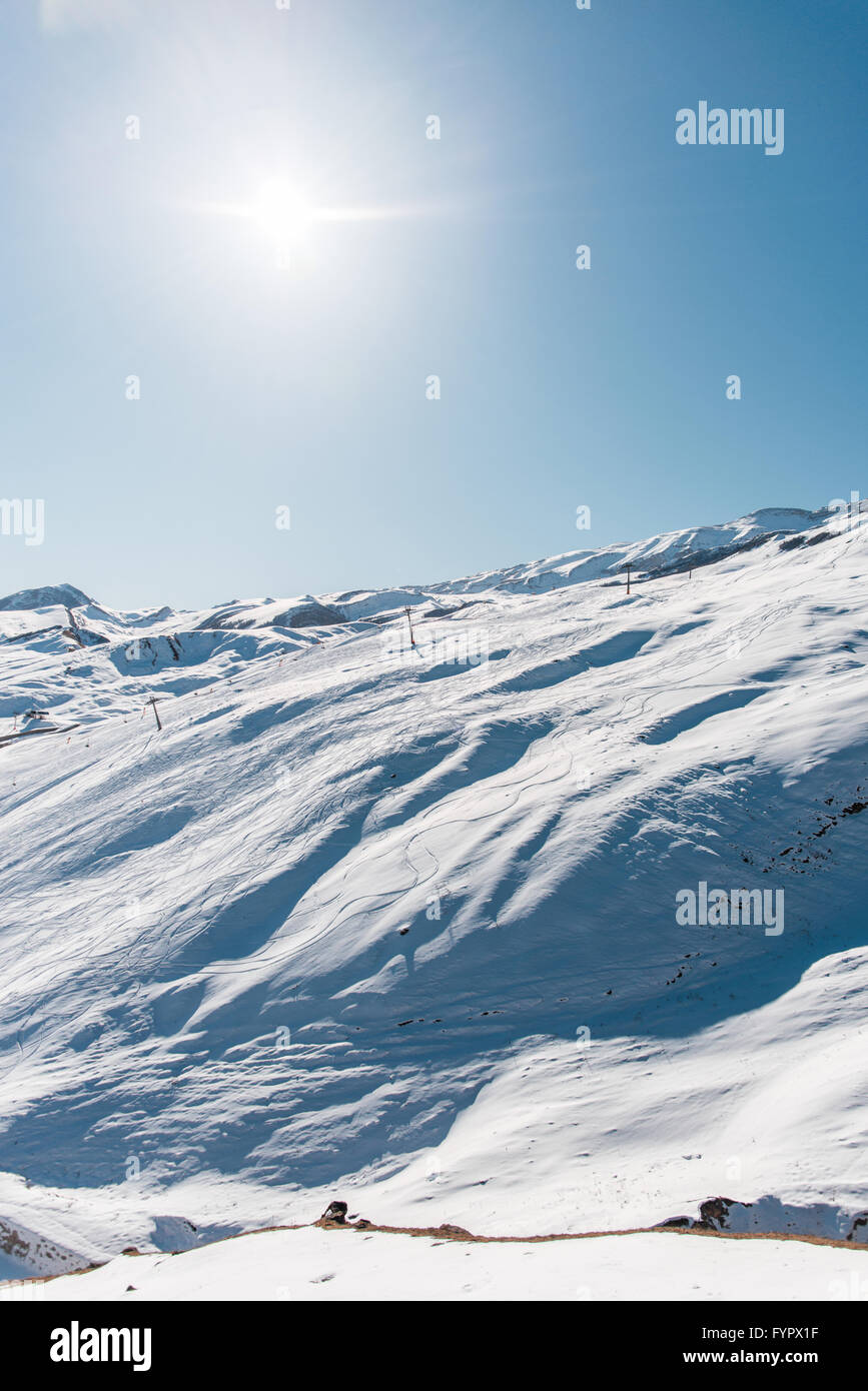 The winter mountains in gusar region of azerbaijan Stock Photo - Alamy
