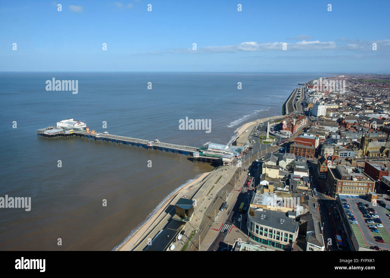 Blackpool tower aerial hi-res stock photography and images - Alamy