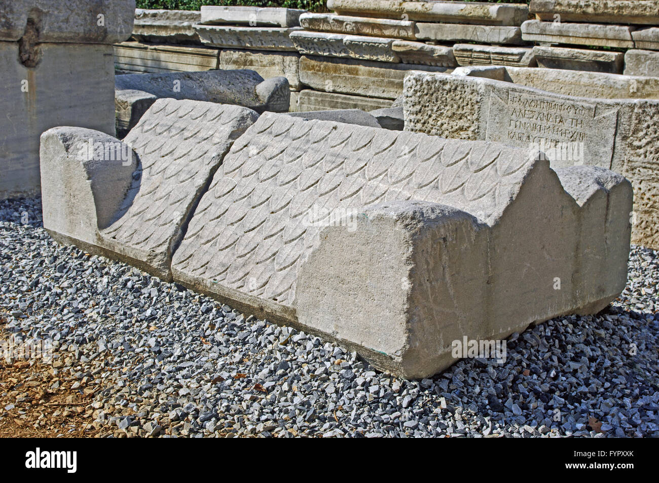 Tomb Stone, Archaelogical Museum, Thessaloniki, Greece Stock Photo - Alamy