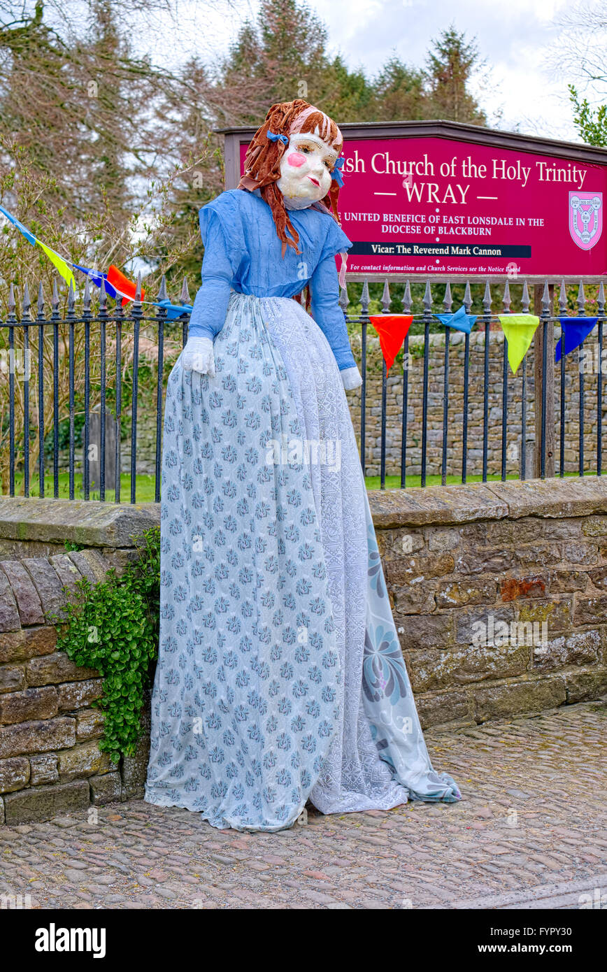 scarecrow at wray festival april 2016 Stock Photo - Alamy
