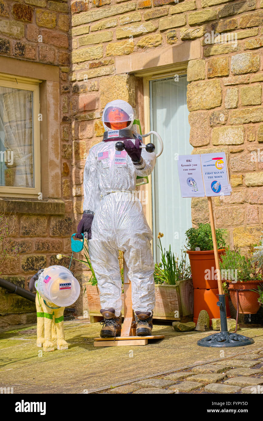 scarecrow at wray festival april 2016 Stock Photo - Alamy