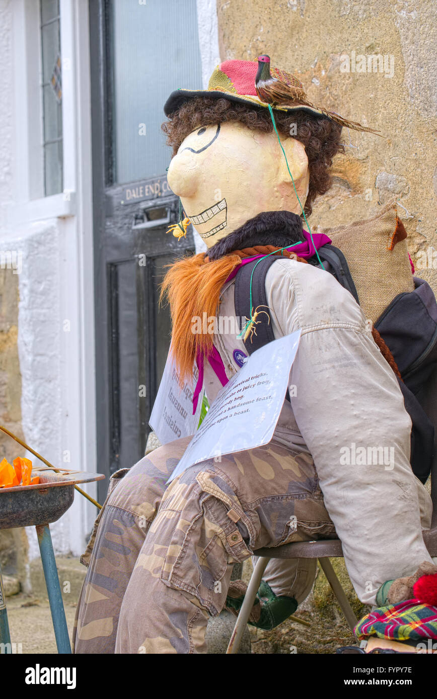 scarecrow at the wray festival april 2016 Stock Photo - Alamy