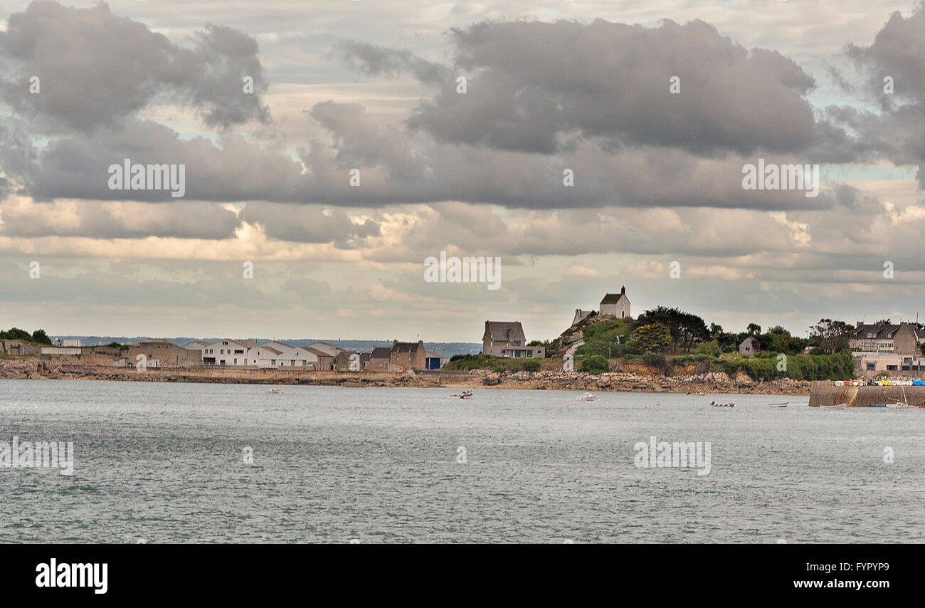 Waterfront in Roscoff, France Stock Photo - Alamy