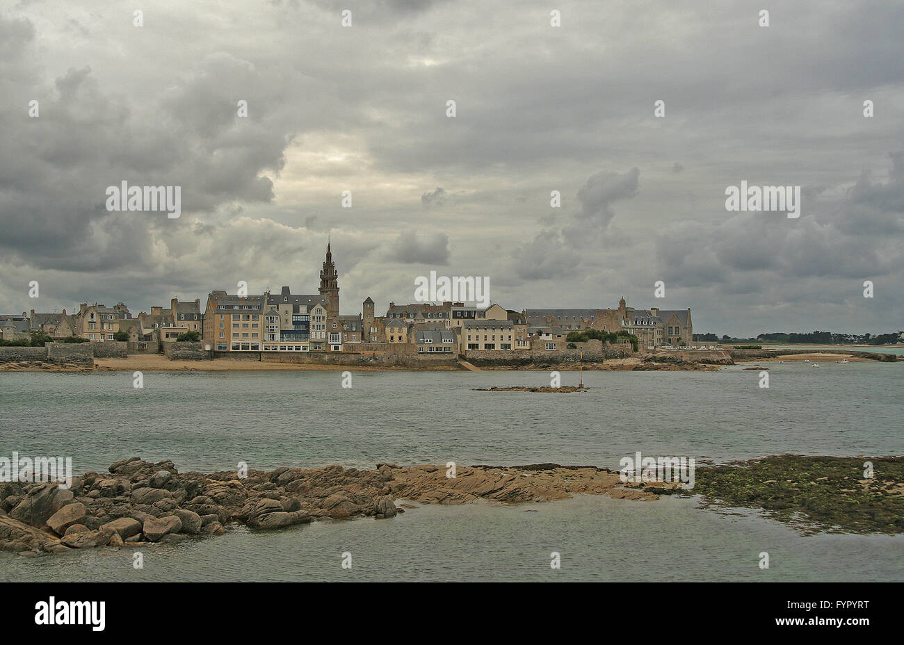 View of the city of Roscoff in Brittany (France Stock Photo - Alamy
