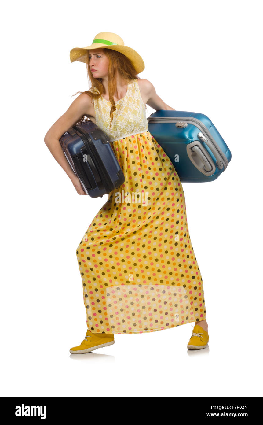 Summer adventure trip girl Cut Out Stock Images & Pictures - Alamy