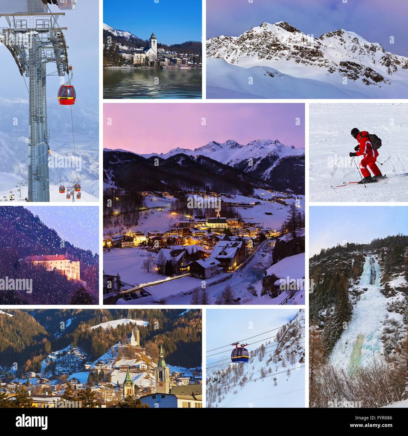 Collage of Austria images Stock Photo - Alamy