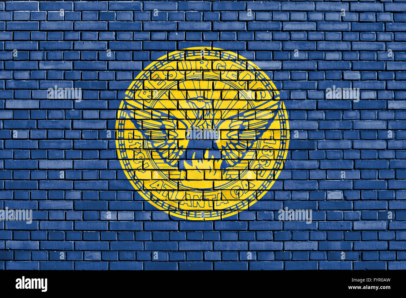 Atlanta city flag hi-res stock photography and images - Alamy