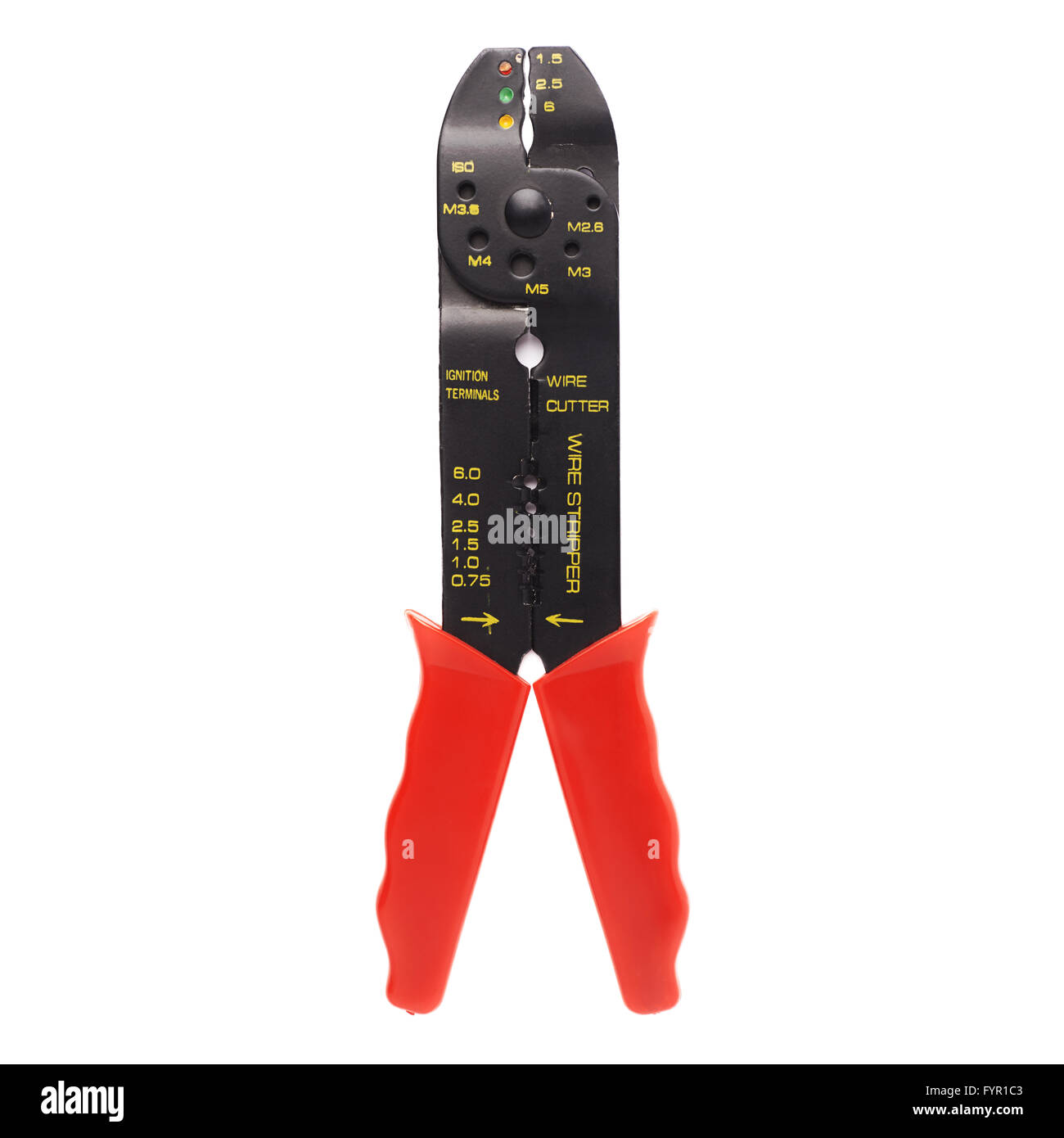 Wire stripper over white isolated background Stock Photo - Alamy