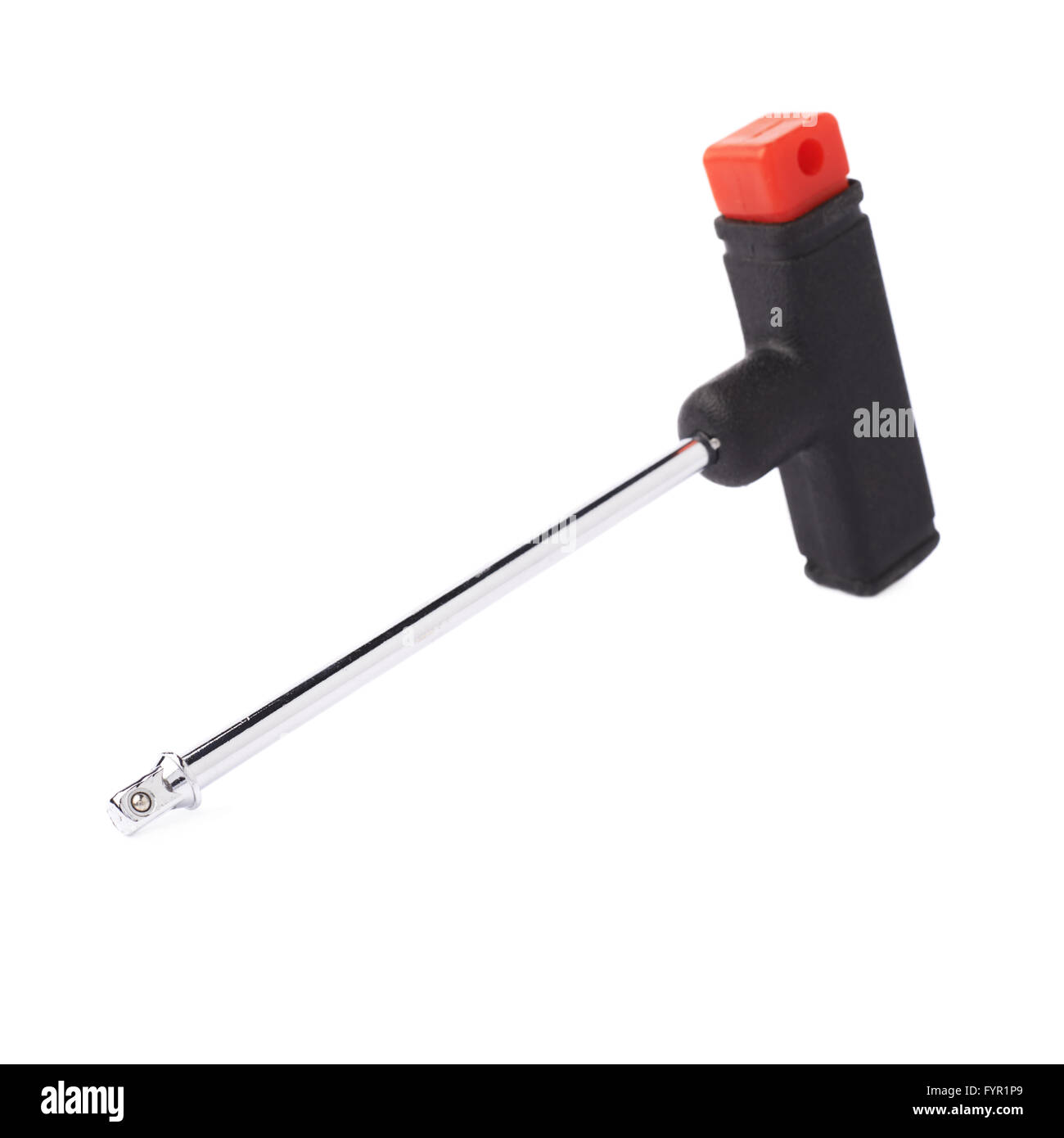 T-shape screwdriver isolated over white background Stock Photo - Alamy