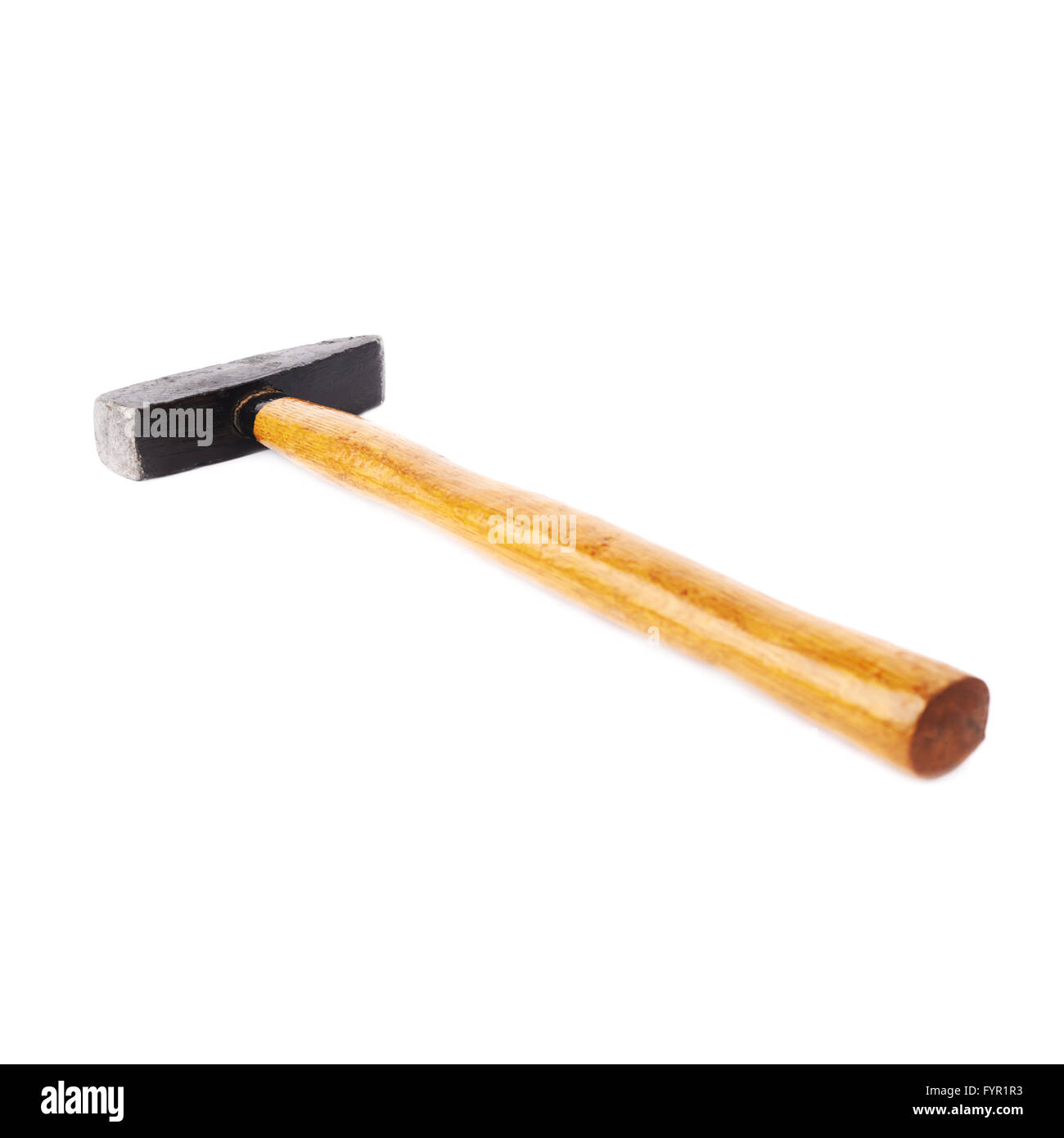 Big metal hammer over white isolated background Stock Photo - Alamy