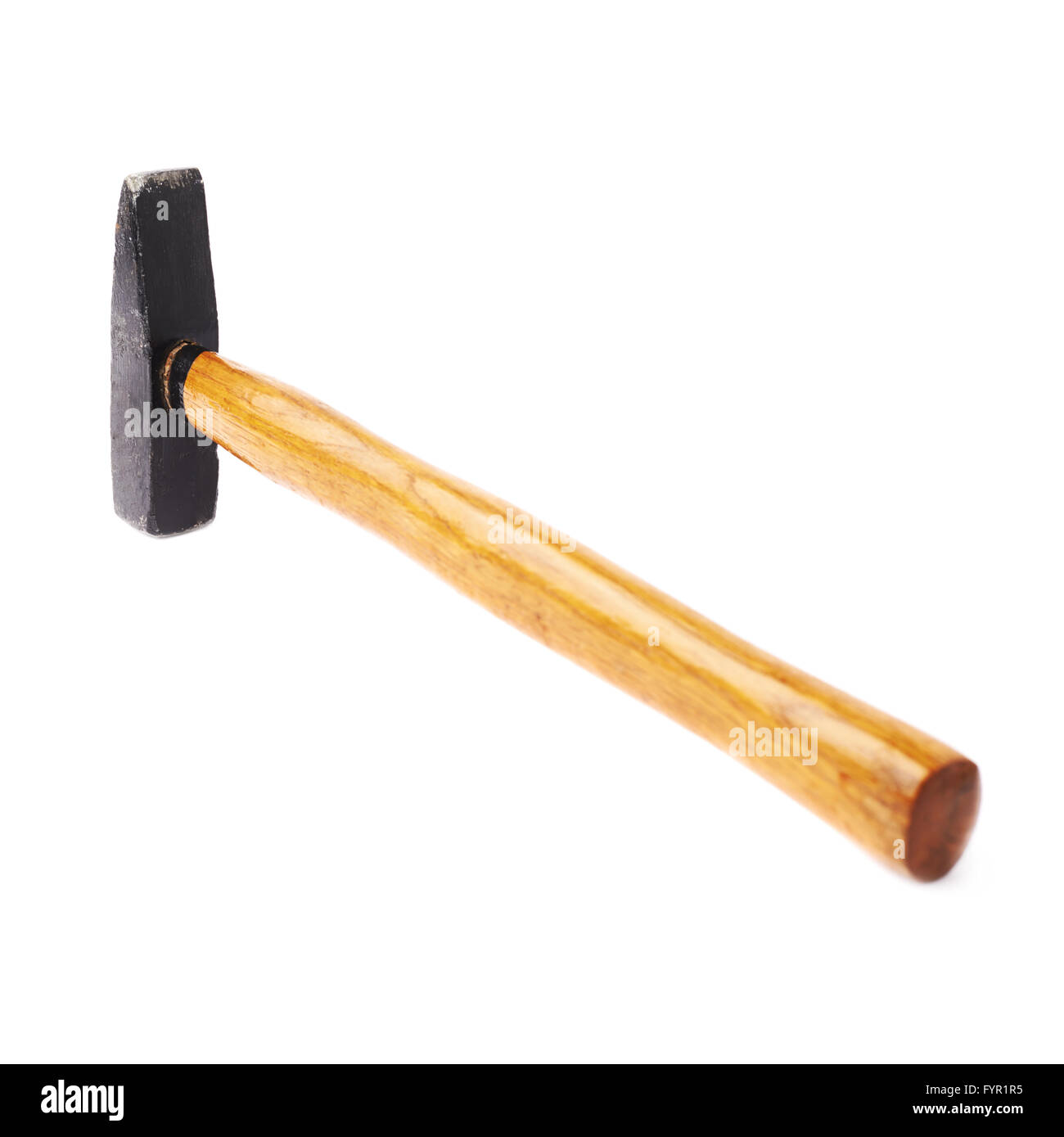 Big metal hammer over white isolated background Stock Photo - Alamy