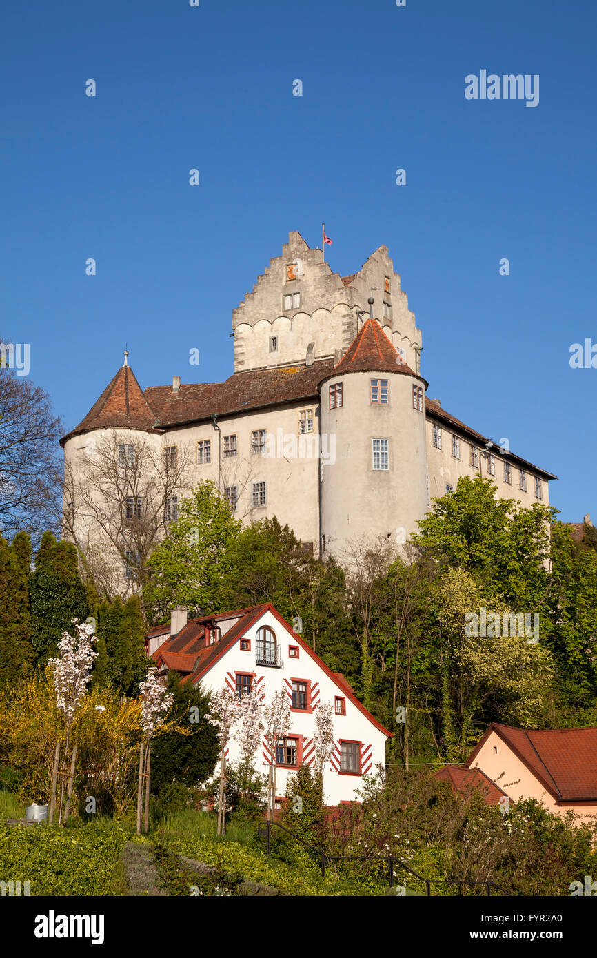 Meersburg castle or Altes Schloss castle, Meersburg, Baden-Württemberg ...