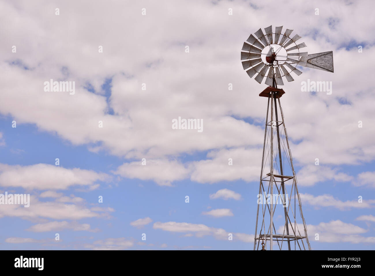 Classic Vintage Windmill Stock Photo - Alamy