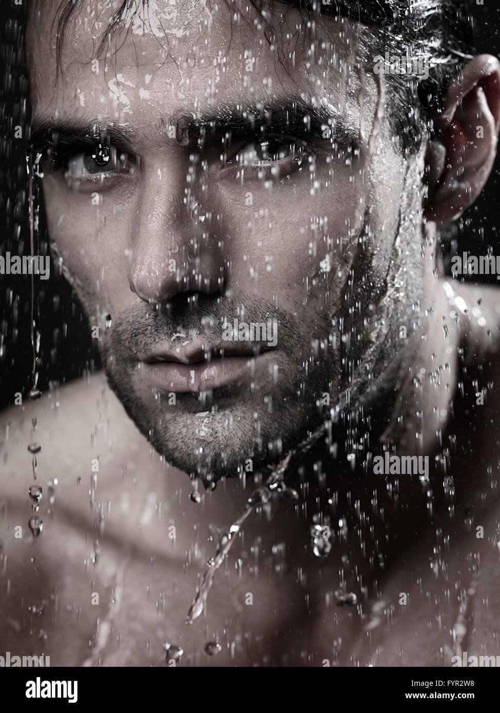 Pouring Water Face High Resolution Stock Photography and Images - Alamy