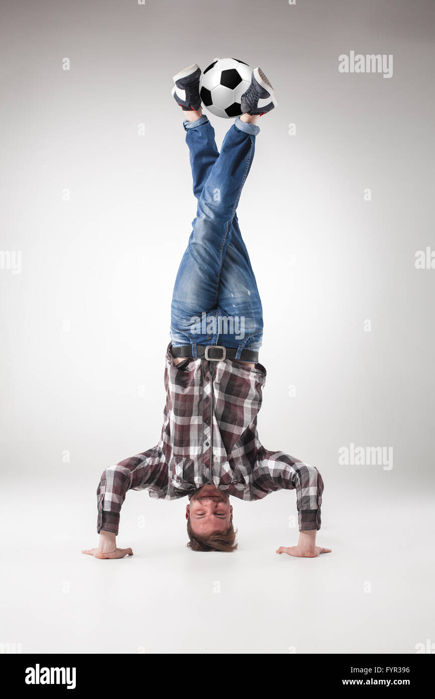 Awesome pose for boy hi-res stock photography and images - Alamy