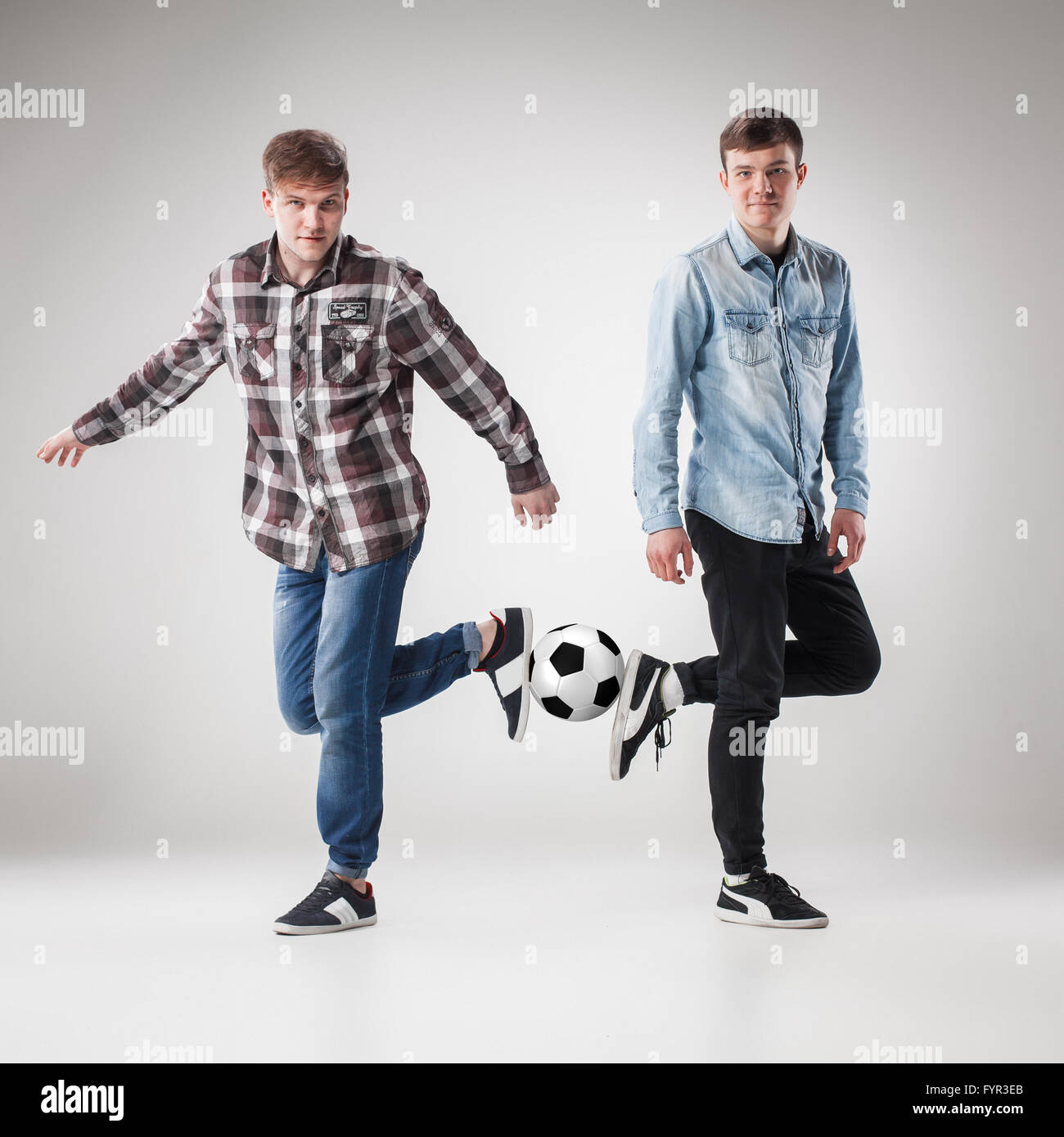 Two soccer balls hi-res stock photography and images - Alamy