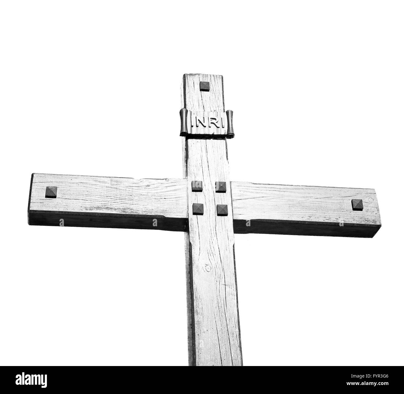 catholic abstract sacred cross in italy europe and the sky background ...