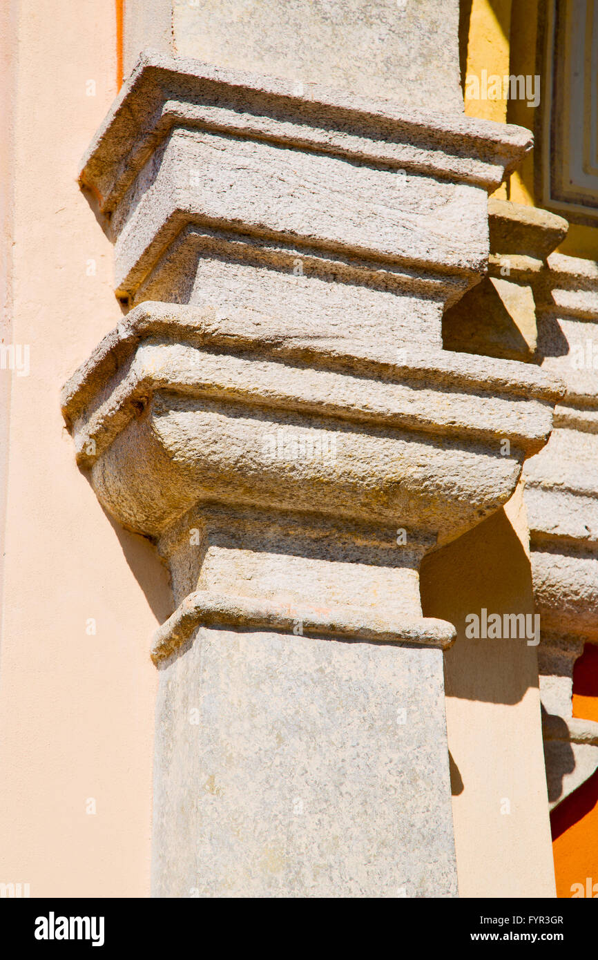 abstract old column in the country brick Stock Photo - Alamy