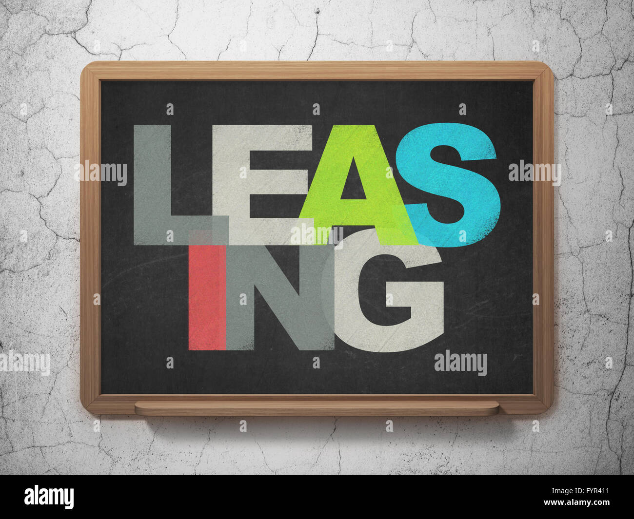 Business concept: Leasing on School board background Stock Photo - Alamy