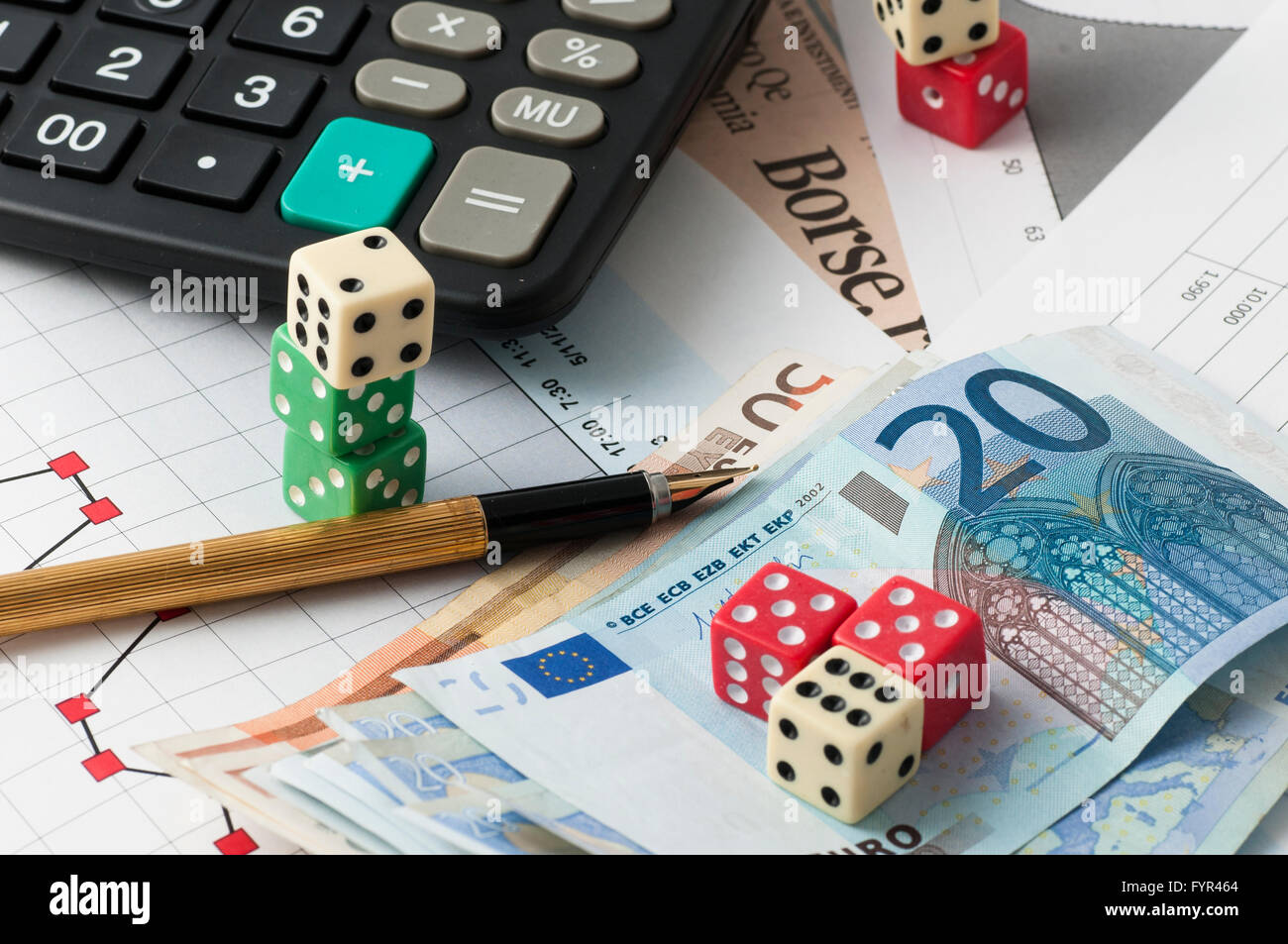 Stock Market Risk Stock Photo - Alamy