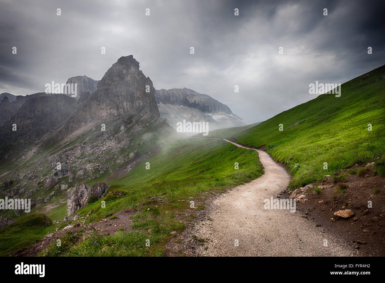 Mountains ridge before rain Stock Photo - Alamy