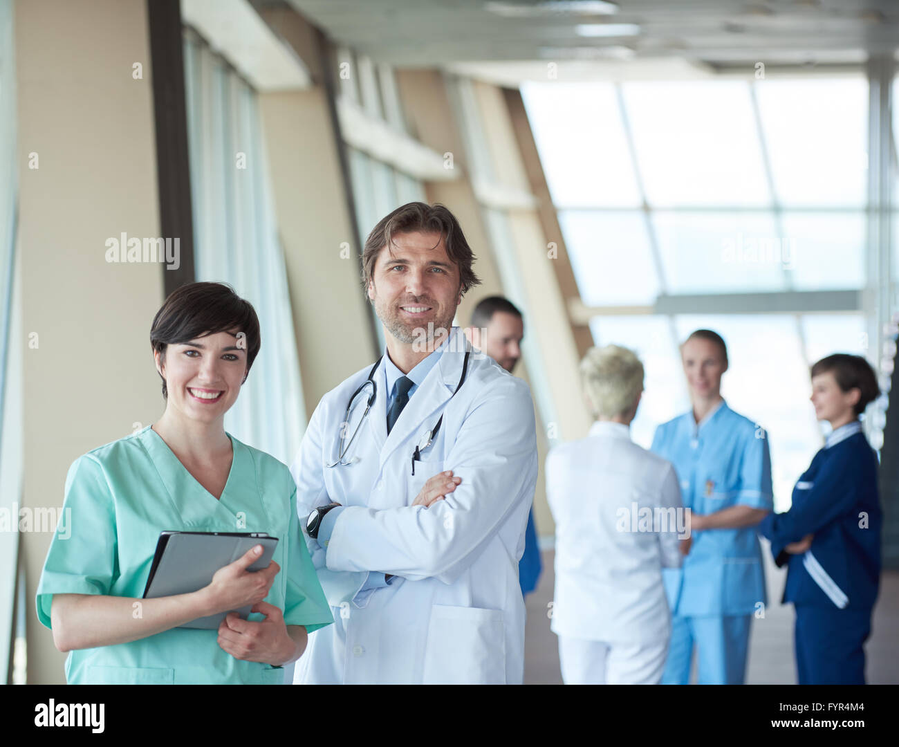 group of medical staff at hospital Stock Photo - Alamy