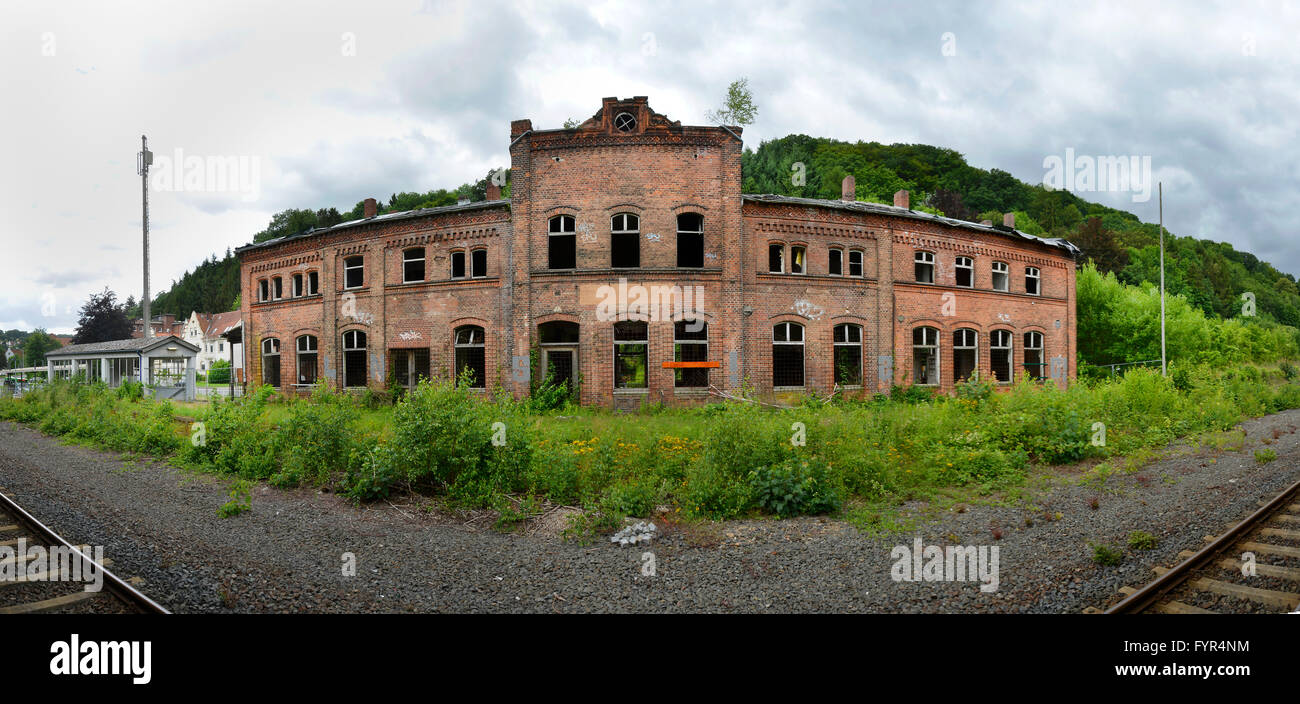 Bahnhof, Vlotho, Nordrhein-Westfalen, Deutschland Stock Photo - Alamy