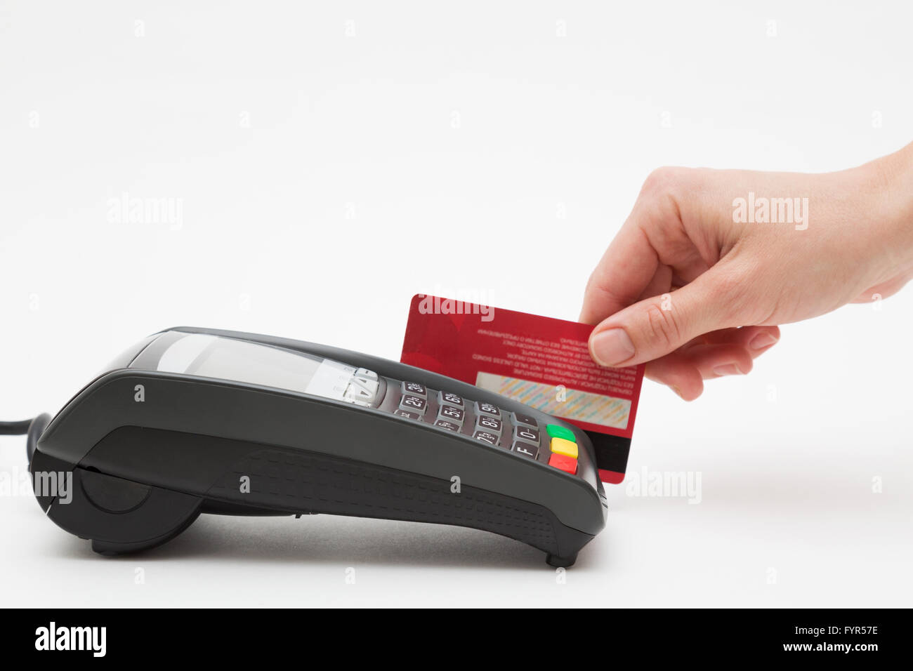Credit Card Payment Terminal Stock Photo - Alamy