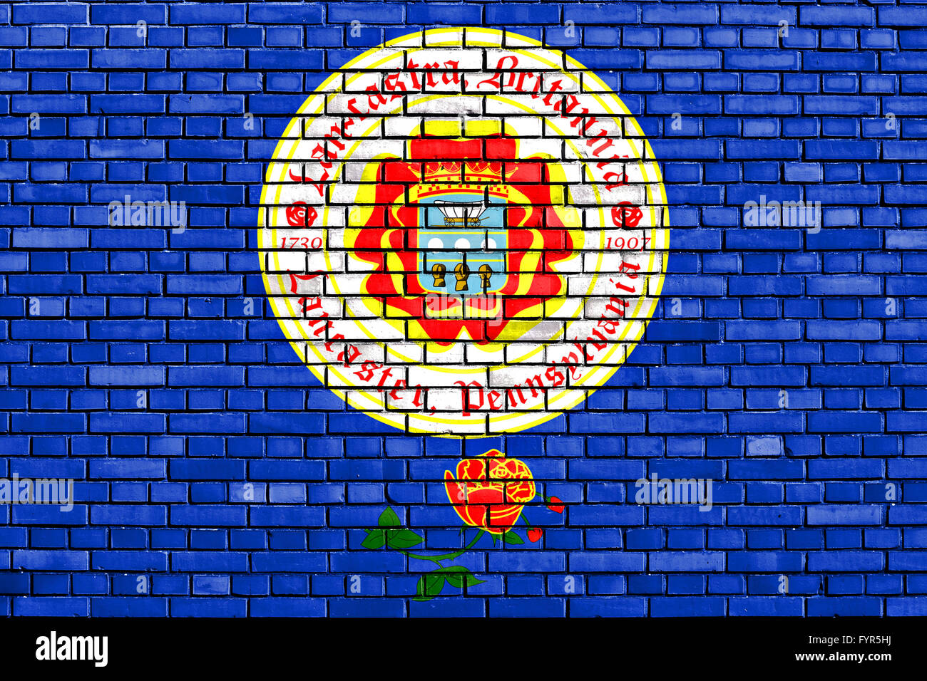 Lancaster flag hi-res stock photography and images - Alamy