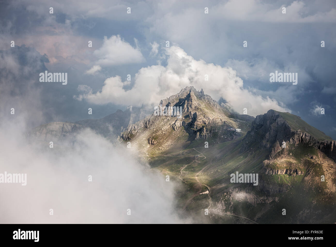 Mountains stormy weather Stock Photo - Alamy