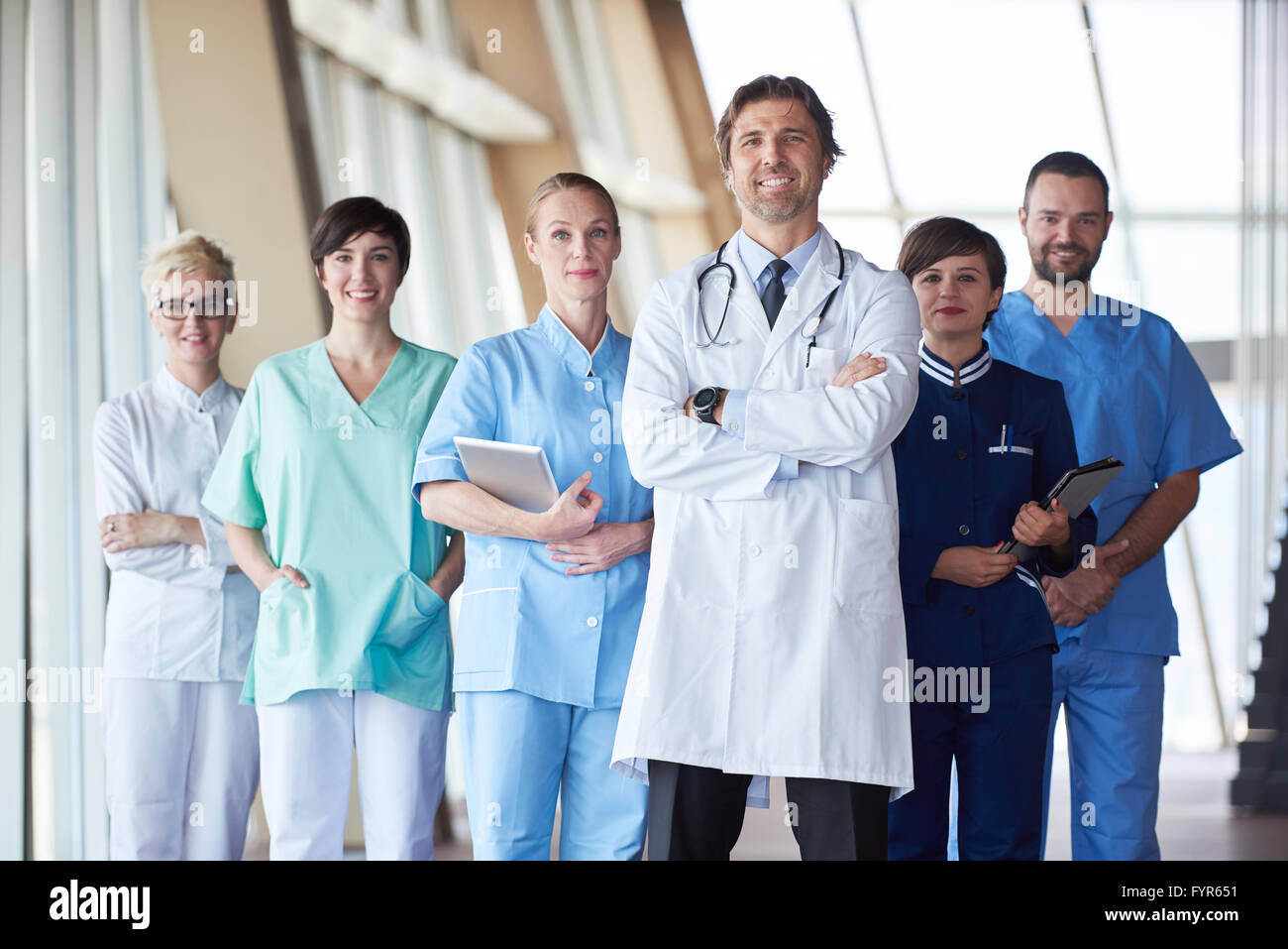 group of medical staff at hospital Stock Photo - Alamy