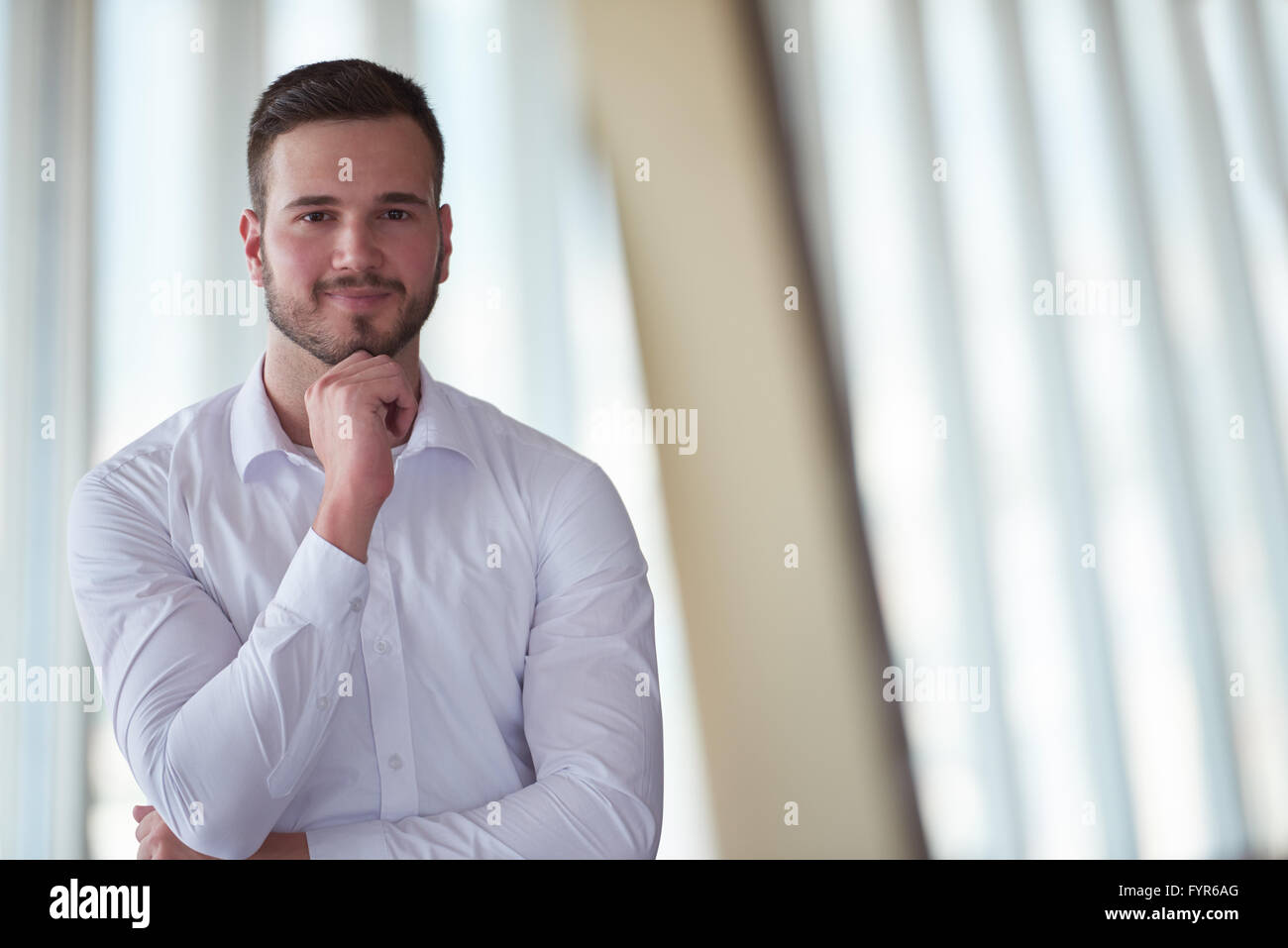 business man with beard at modern office Stock Photo - Alamy