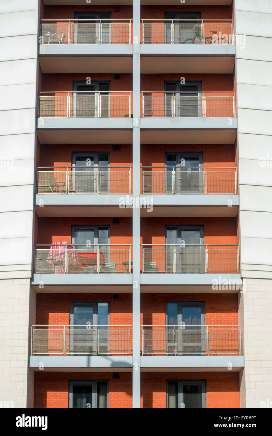 modern apartment block close up detail Stock Photo - Alamy