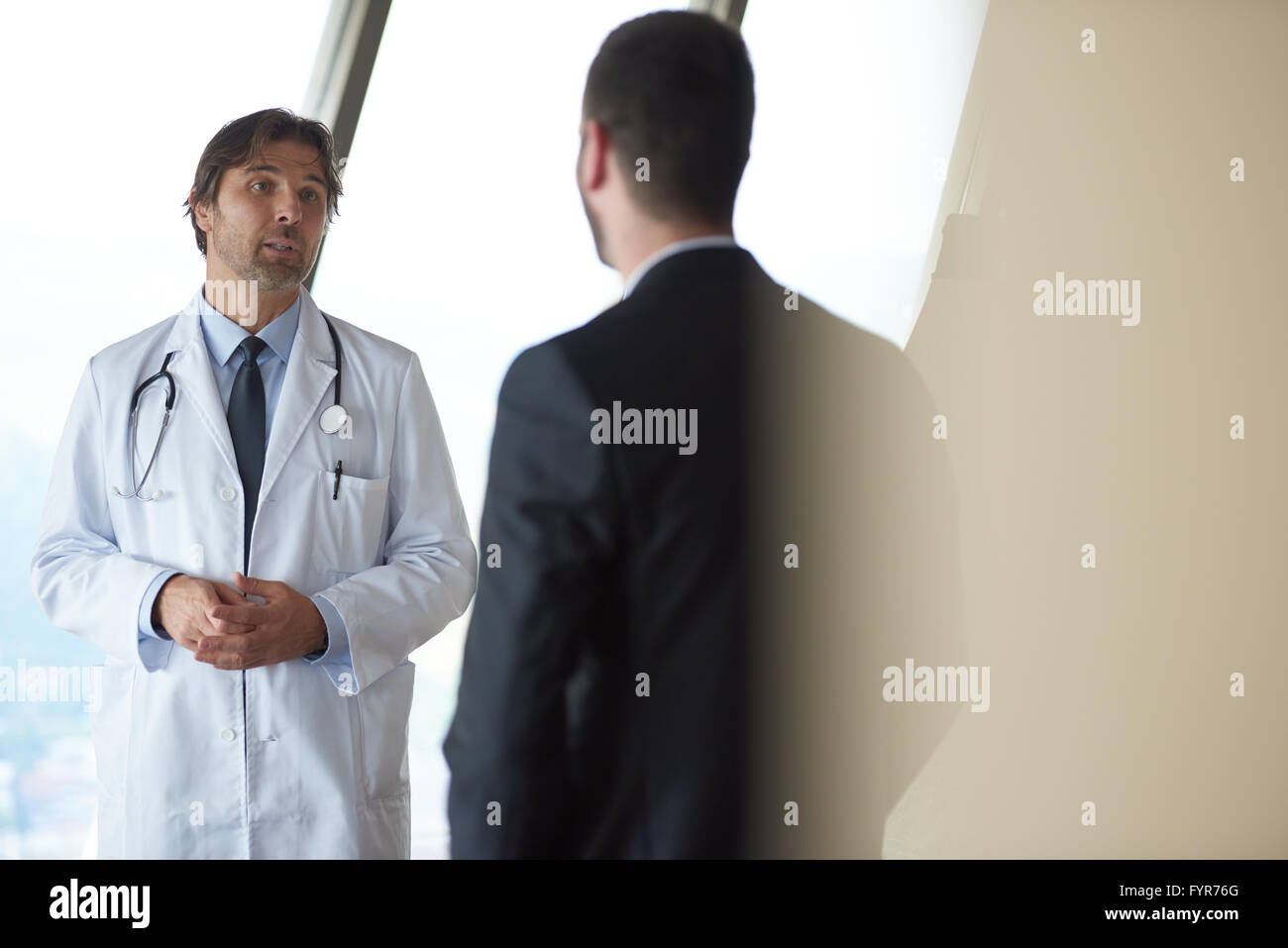 doctor handshake with a patient Stock Photo - Alamy