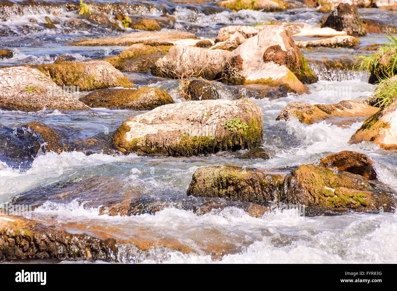 Water Splash Waterfall Stock Photo - Alamy