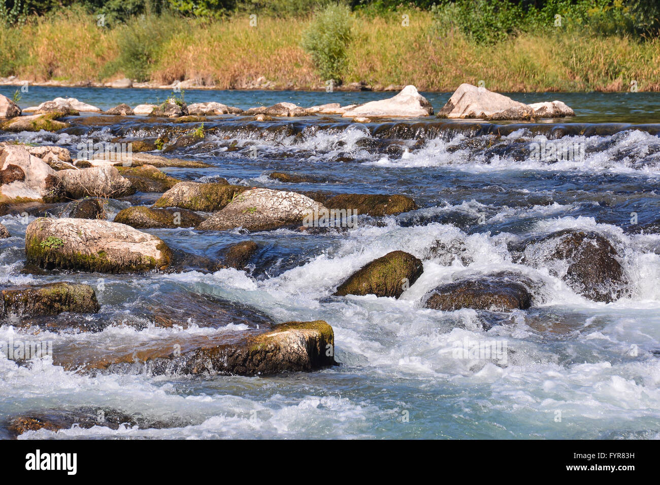 Water Splash Waterfall Stock Photo - Alamy