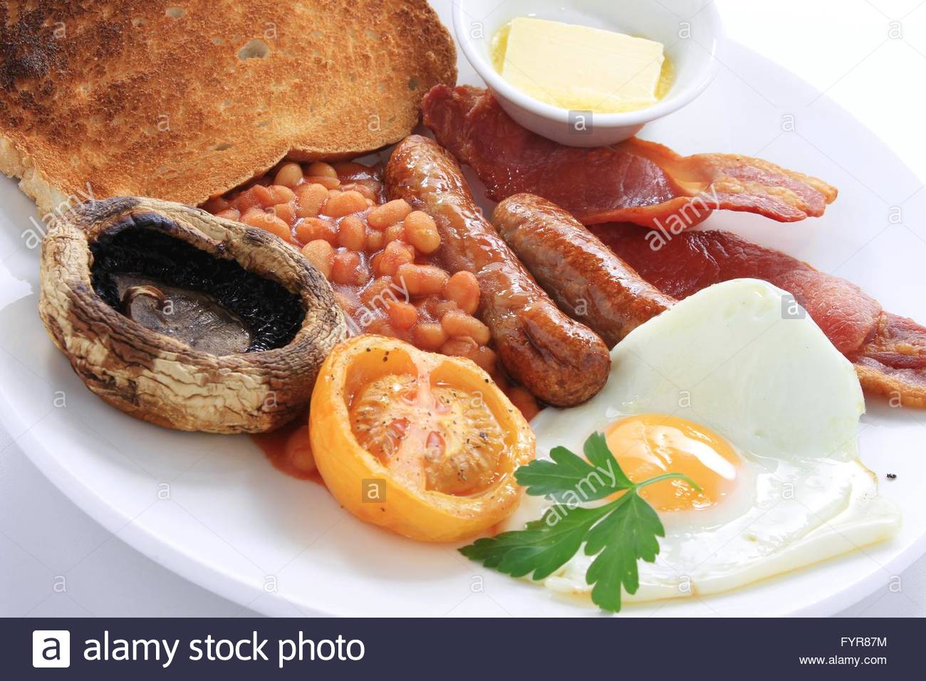 Eating Full English Breakfast High Resolution Stock Photography and ...