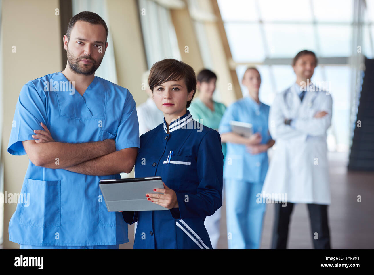 group of medical staff at hospital Stock Photo - Alamy