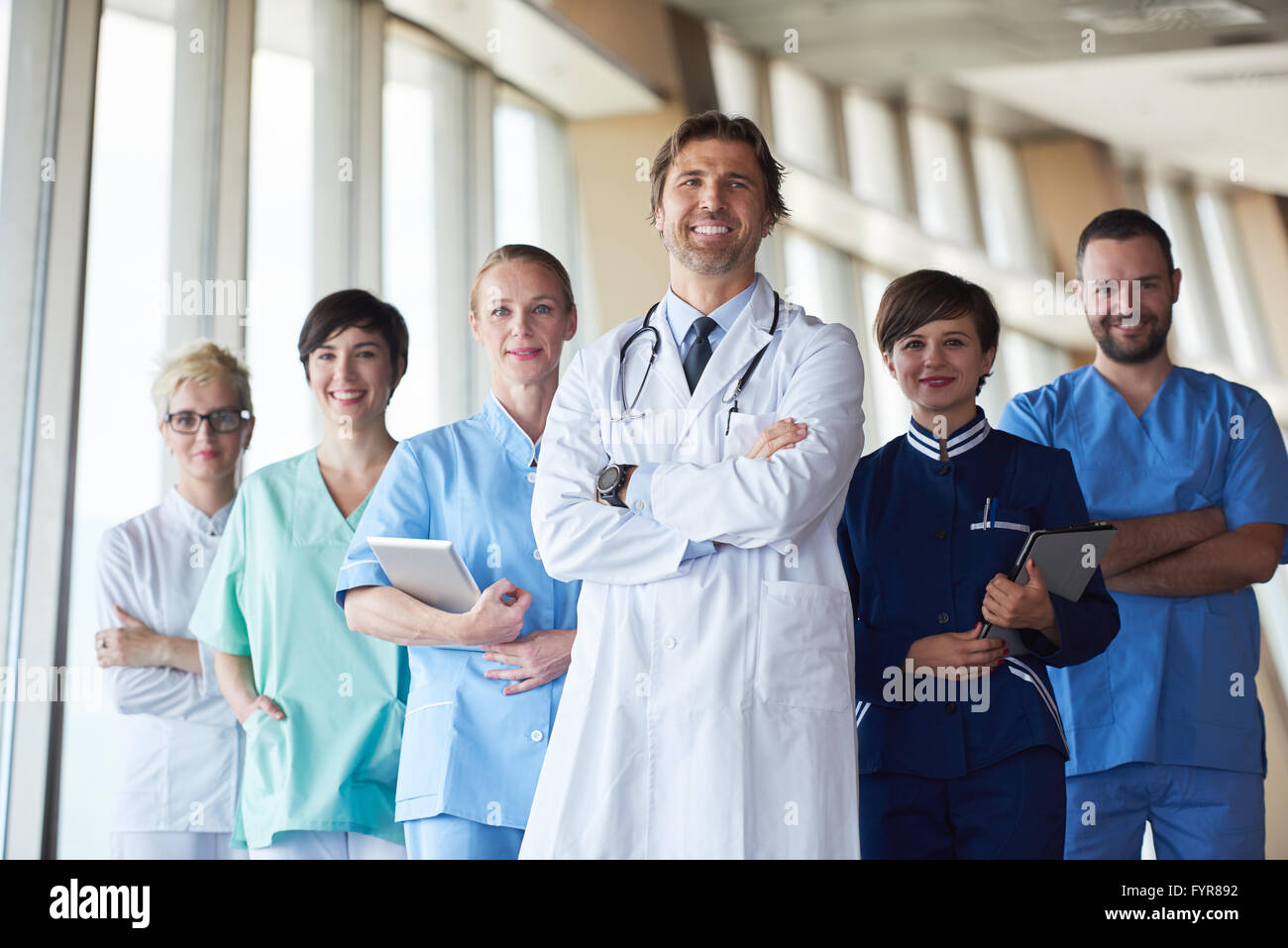 group of medical staff at hospital Stock Photo - Alamy