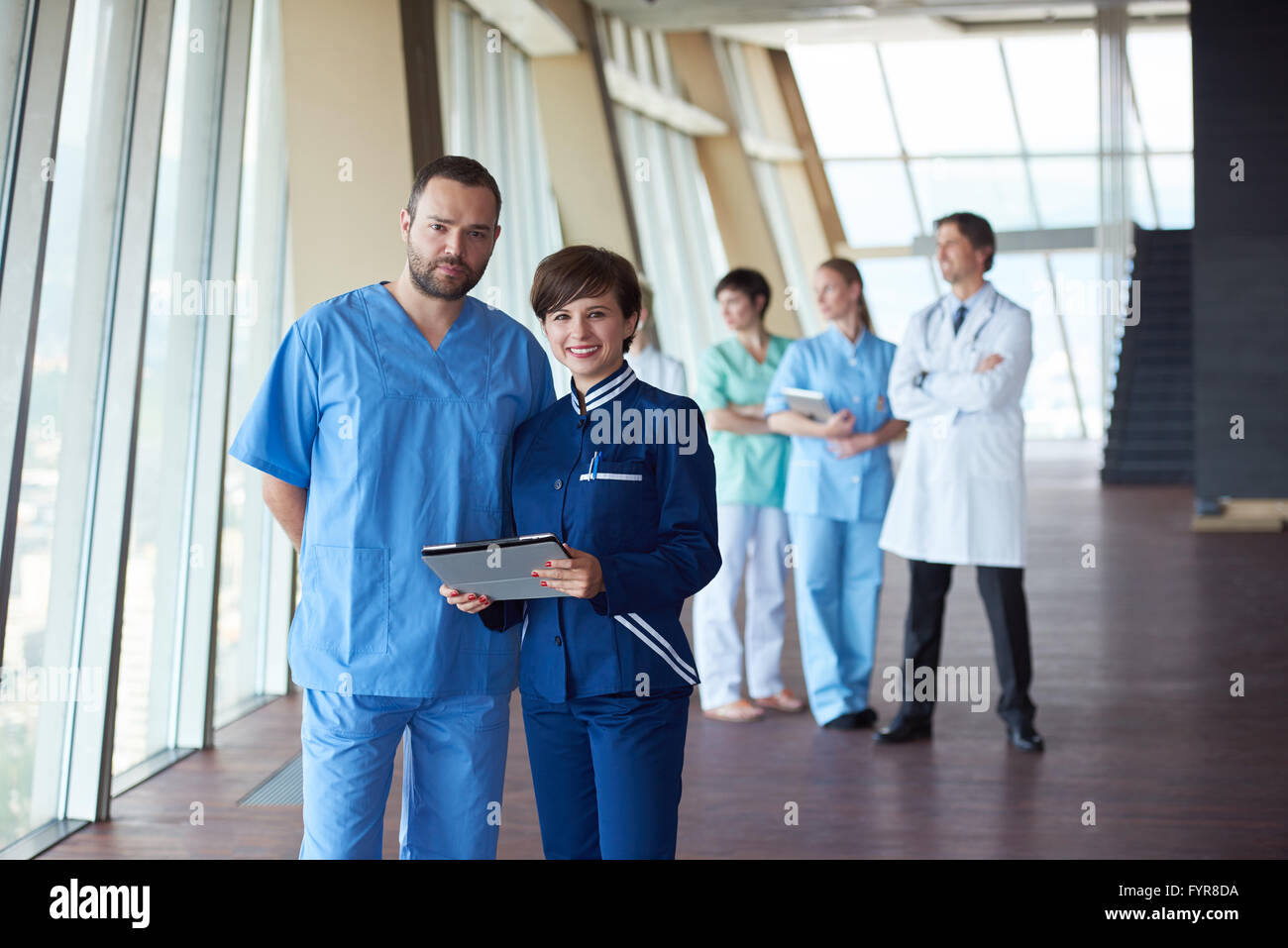 group of medical staff at hospital Stock Photo - Alamy