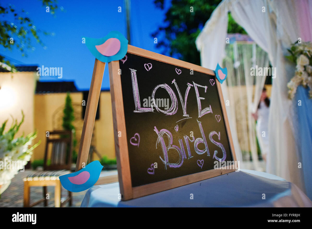 wedding love birds Stock Photo - Alamy