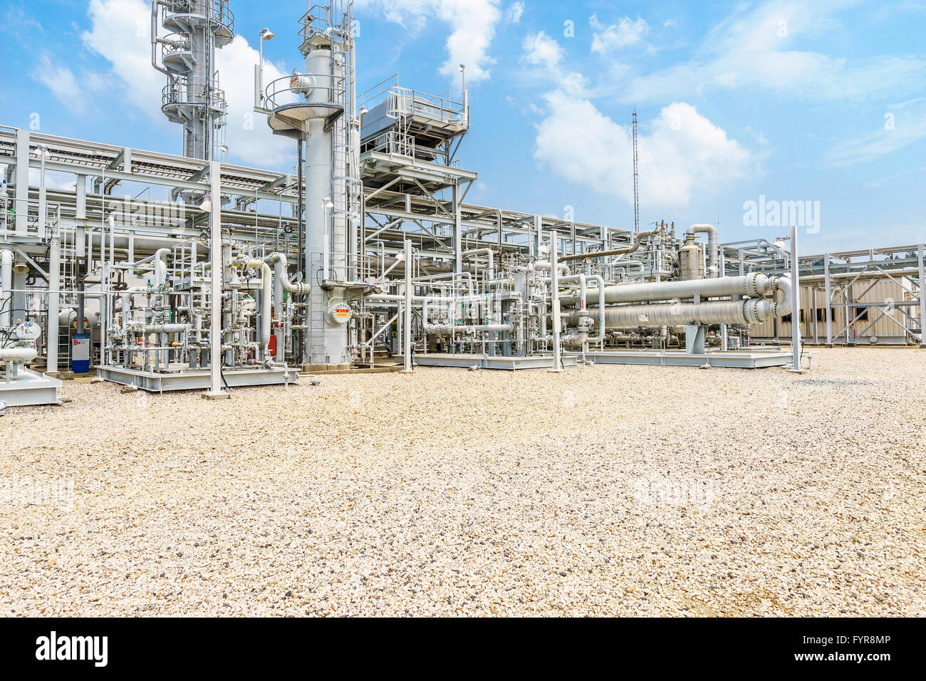 equipment,pipeline and tank of oil refinery plant Stock Photo - Alamy